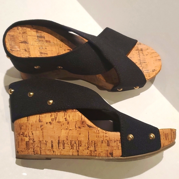 Montego Bay Club | Shoes | Montego Bay Club Black Stretch Wedge ...